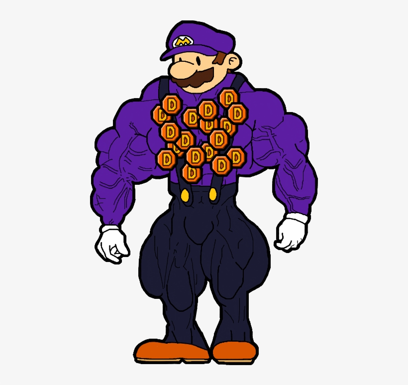 The Thousand-year Door Paper Mario - Purple Paper Mario - 500x700 PNG ...