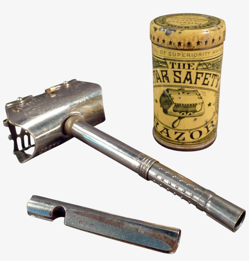 Vintage Star Safety Razor With Original Tin - Vintage Star Top Safety ...