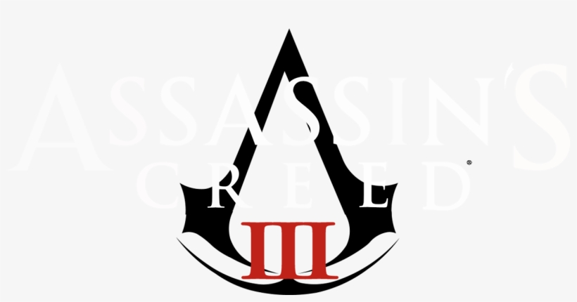 Assassins Creed 3 Logo Black