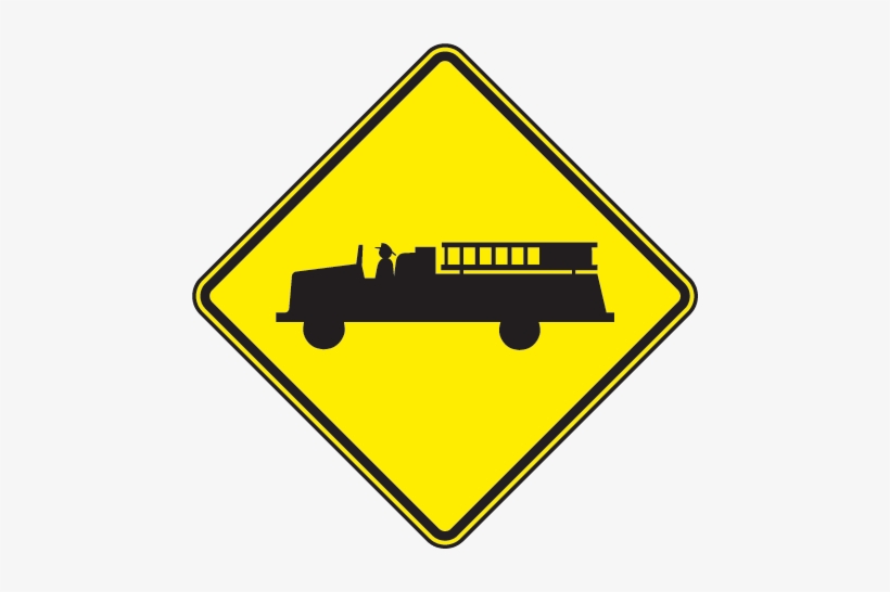 Emergency Vehicle Warning Sign Mutcd W11-8y2355 - Emergency Vehicle ...