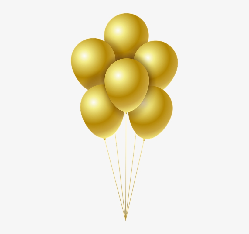 Clipart Balloons Carnival - Balloons Transparent Clipart Gold Balloons ...