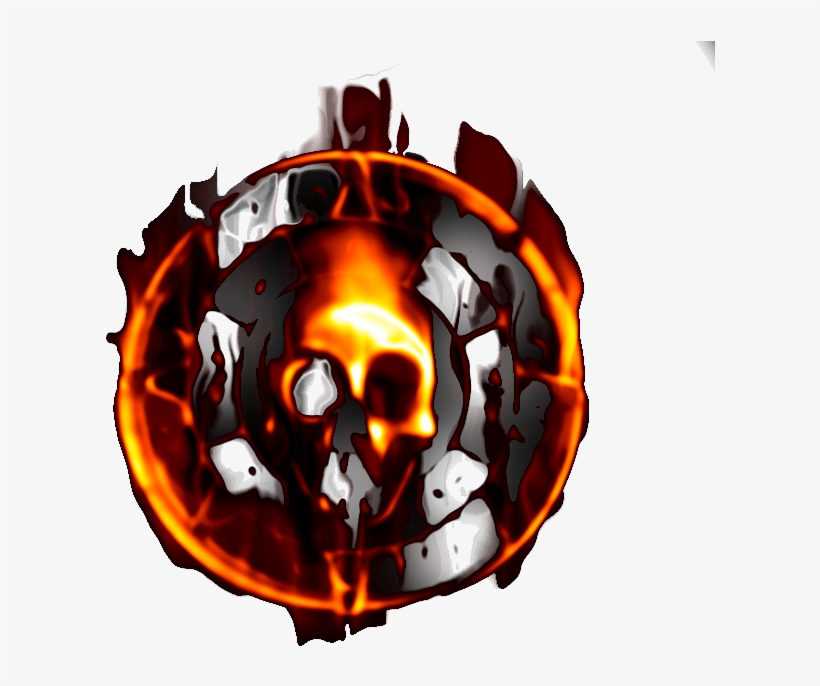 Pirate Coin In Flames 2 - Circle - 724x690 PNG Download - PNGkit
