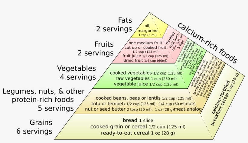 Open - Food Pyramid English And Spanish - 2000x1077 PNG Download - PNGkit