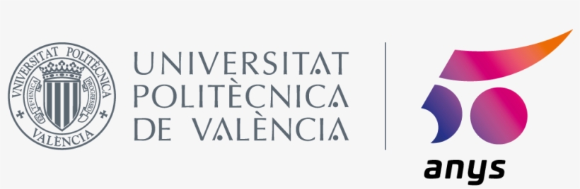 Download Transparent Upv Logo 50a / Colour / Png - Logo 50 Años Upv ...