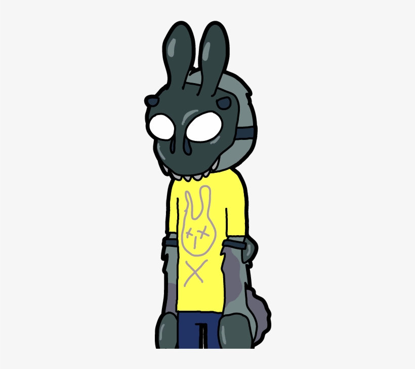 Evil Rabbit Morty - Donnie Darko Morty - 300x650 PNG Download - PNGkit