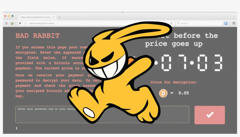 Badrabbit Lead - Bad Rabbit Ransomware - 1200x628 PNG Download - PNGkit