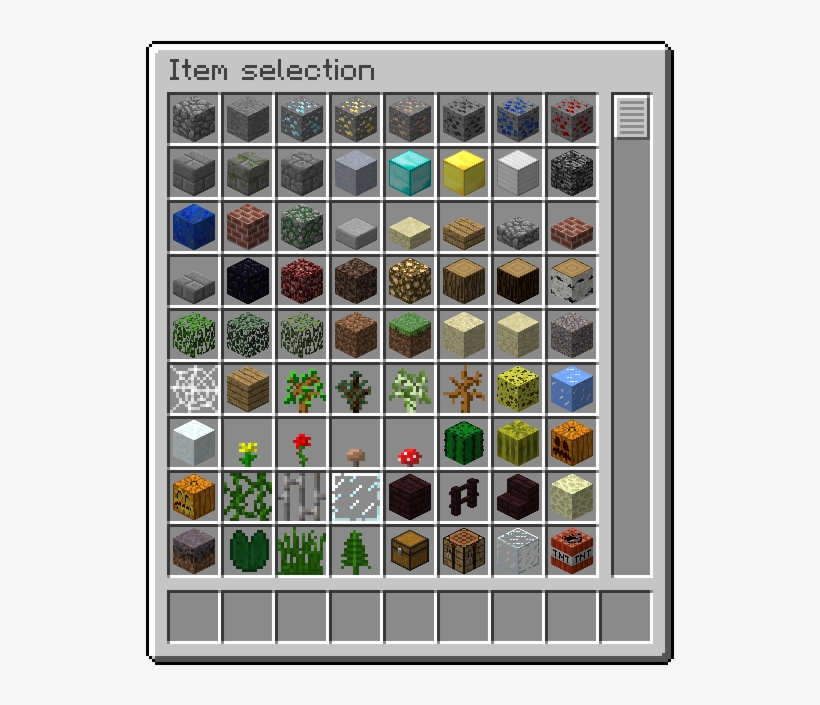 Download Transparent Inventory Screen - Too Many Items 1.1 - PNGkit
