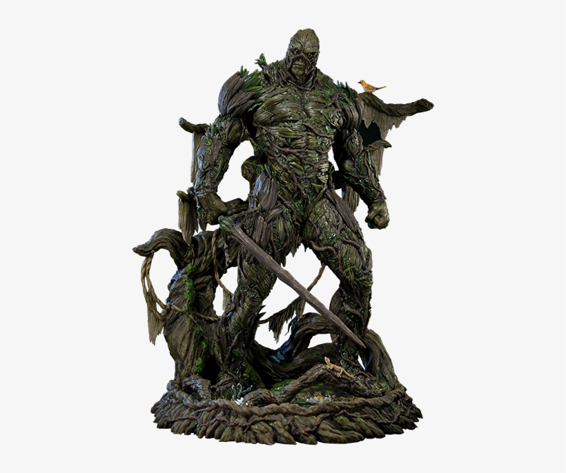 Dc Comics Statue Swamp Thing - Swamp Thing Custom Figure - 480x645 PNG ...