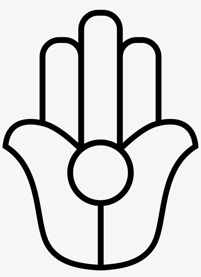 Open - Hand Of Fatima Simple - 2000x2654 PNG Download - PNGkit