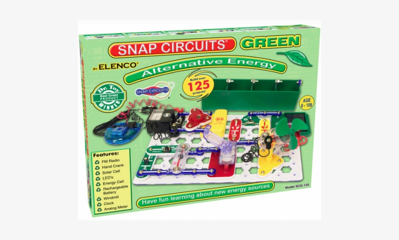Png - Snap Circuits Green - 500x554 PNG Download - PNGkit