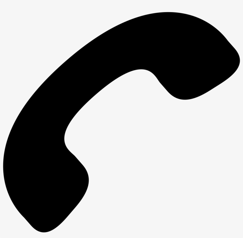 A Drawing Of The Side Of A Home Phone - Telephone Flat Design Png ...