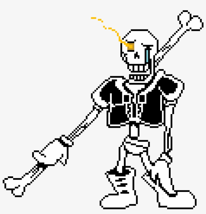Pixilart - Disbelief Papyrus Phase 1 - 1120x1000 PNG Download - PNGkit