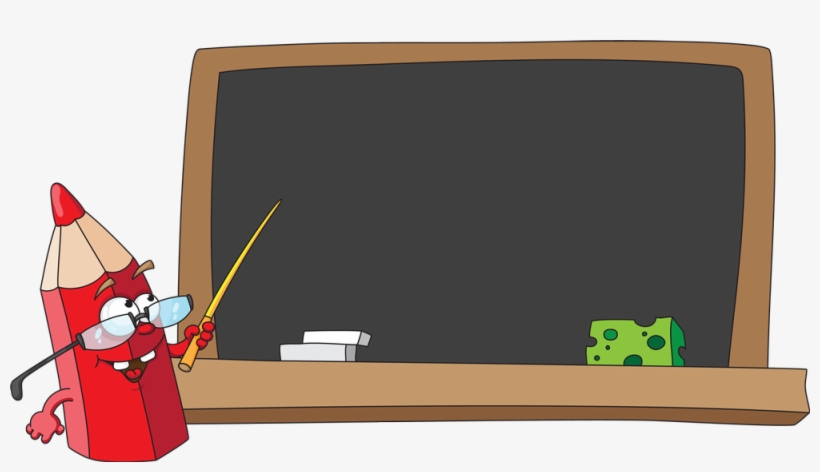 Chalk Board - Black Board Cartoon Png - 1000x528 PNG Download - PNGkit