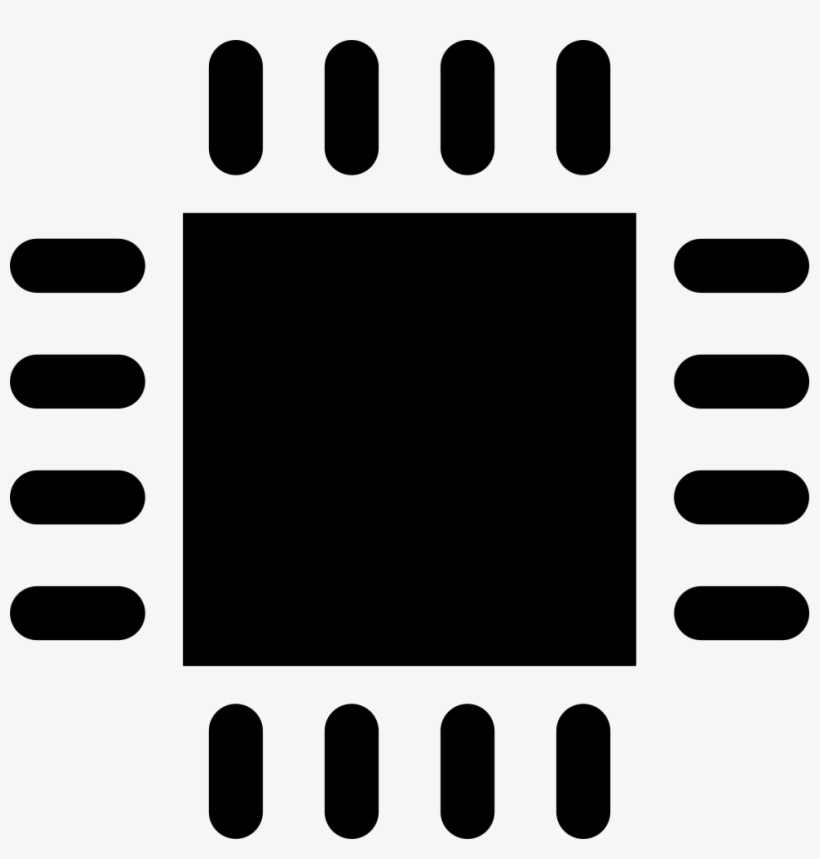 Microchip Comments - Computer Chip Vector - 981x980 PNG Download - PNGkit