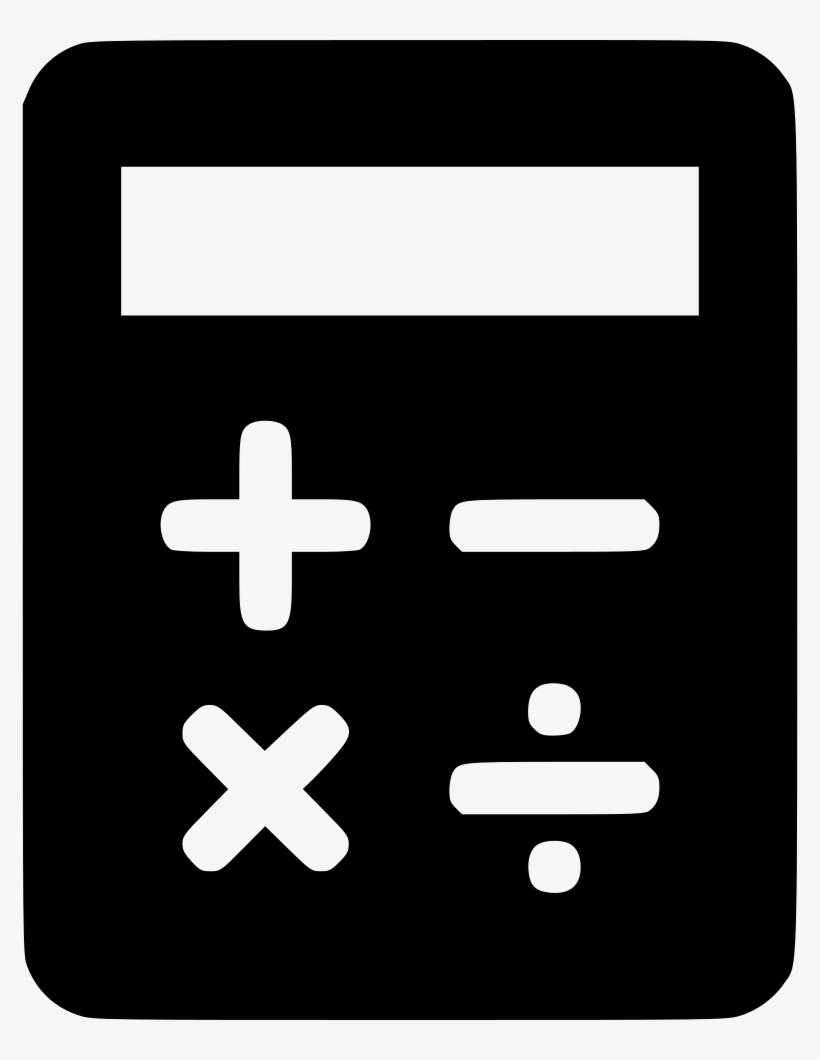 Calculator Free Icon - Square Round Icon Pack - 776x980 PNG Download ...