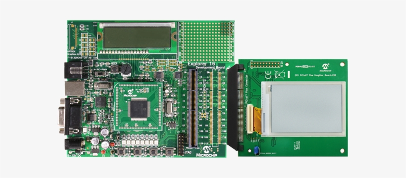 Epd Pictail™ Plus Daughter Board With - Microchip Explorer 16 Board ...