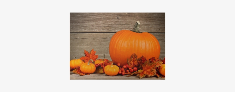 Bottom Border Of Colorful Autumn Leaves On A Rustic - Rustic Fall ...