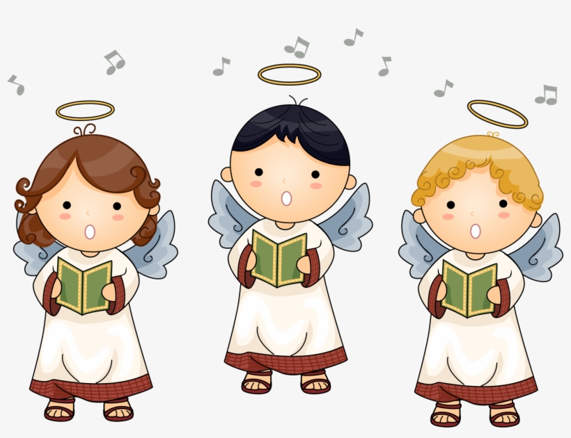 Christmas Angels Singing Clipart - 1378x993 PNG Download - PNGkit