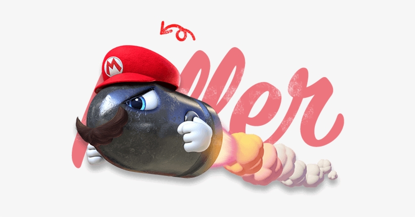 Bullet Bill - Super Mario Odyssey Png - 739x352 PNG Download - PNGkit