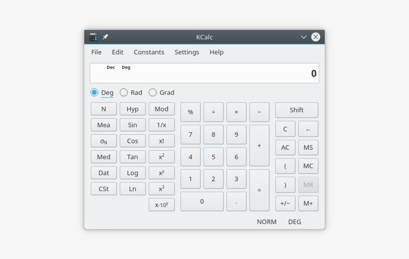 Kcalc Is A Calculator Which Offers Many More Mathematical - Kcalc Kde ...
