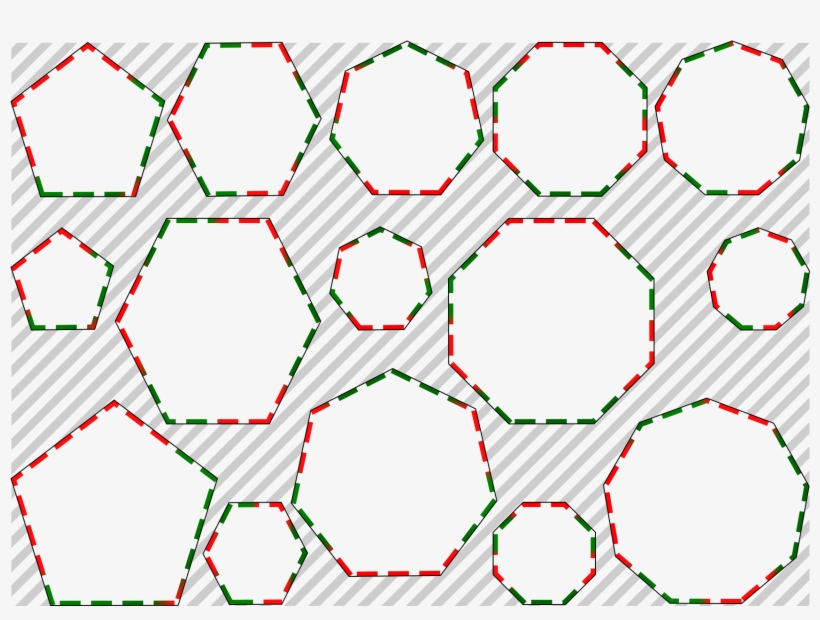 Dashed Multi Polygons For Xmas - Art - 1740x1240 PNG Download - PNGkit