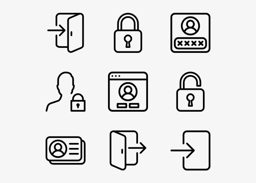 Login - Learning Icons - 600x564 PNG Download - PNGkit