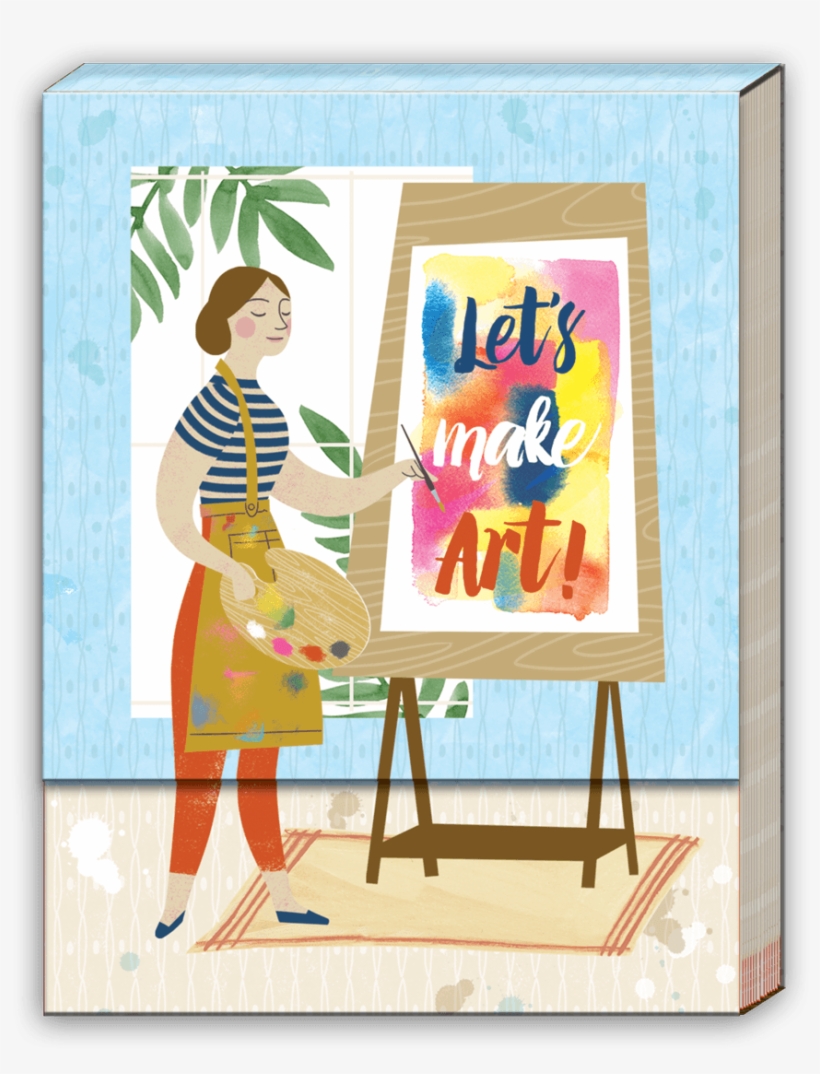 Easel Painting Pocket Note Pad - Art - 1200x1200 PNG Download - PNGkit
