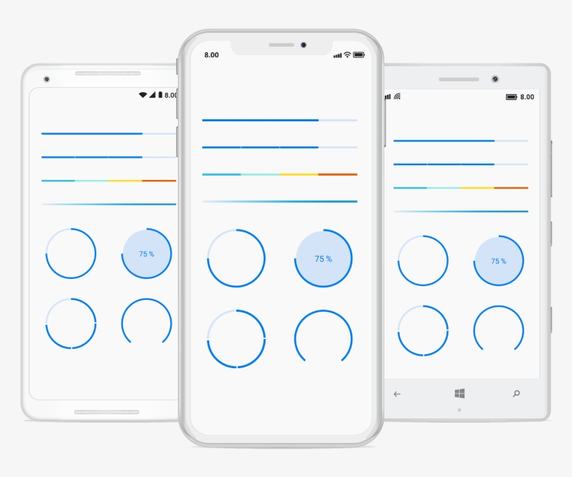 Customizes The Angle Of The Circular Progress Bar - Iphone - 781x636 ...