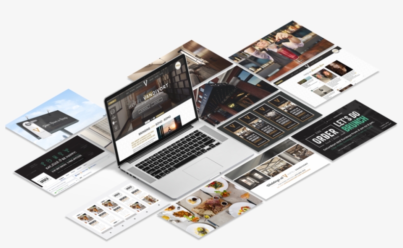 Vandivort Hook Creative Website Mockup - Web Application Development ...