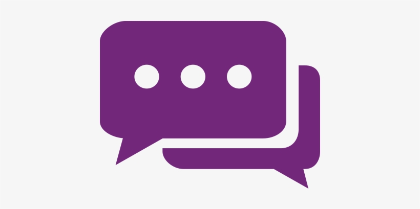 We - Purple Text Message Icon - 598x382 PNG Download - PNGkit