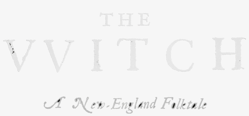 The Witch - Calligraphy - 1080x443 PNG Download - PNGkit