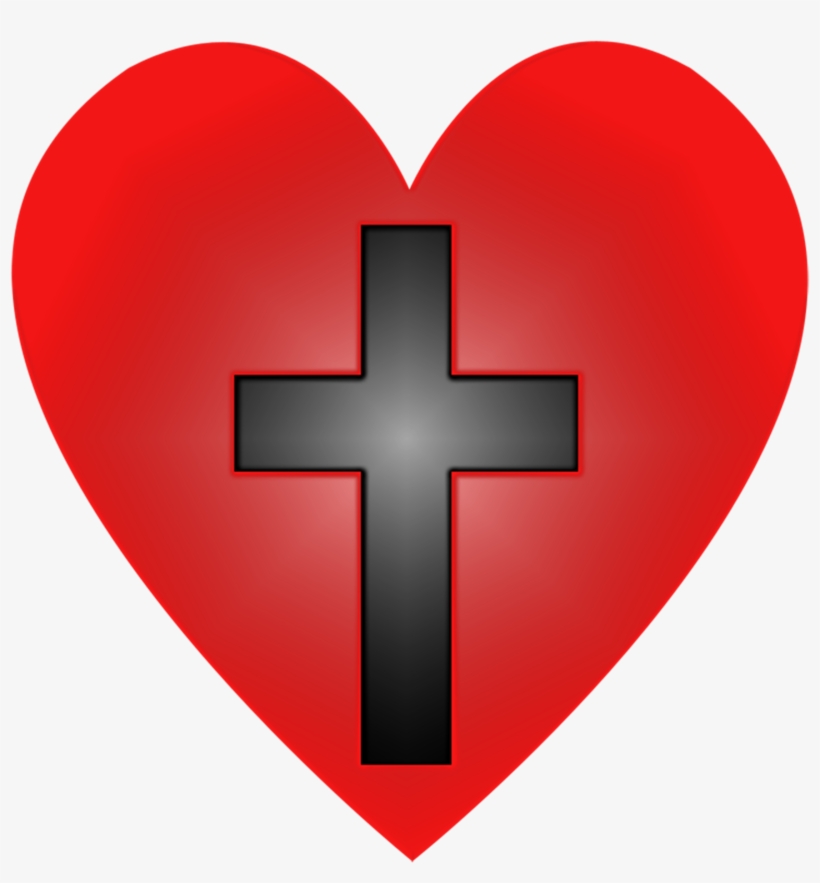 Heart Red Shiny Design Love Jesus 1218006 - Heart Of Christianity ...