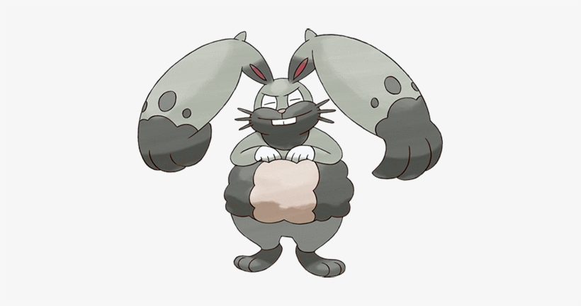 660 Diggersby Shiny - Brown And Grey Pokemon - 431x352 PNG Download ...
