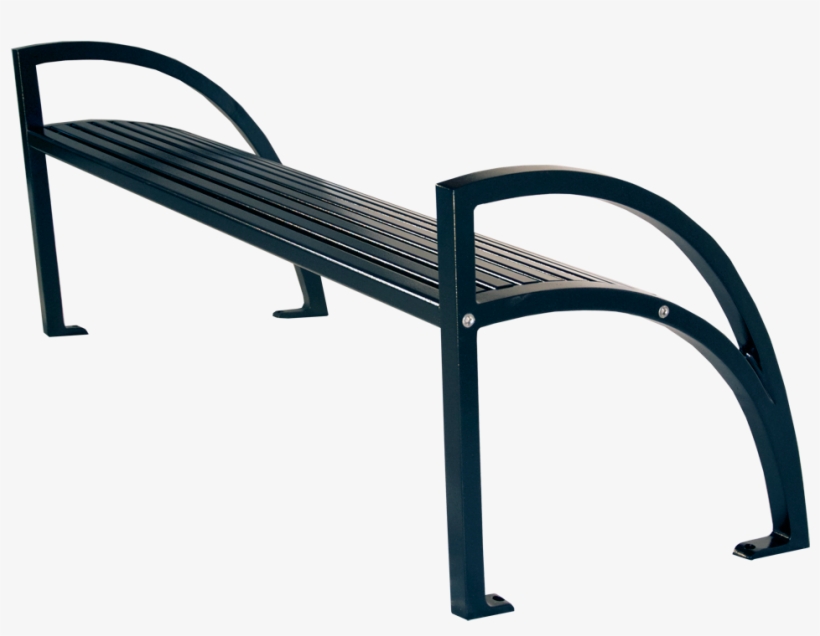 Modena Straight Bench All Metal - Bench - 1200x783 PNG Download - PNGkit