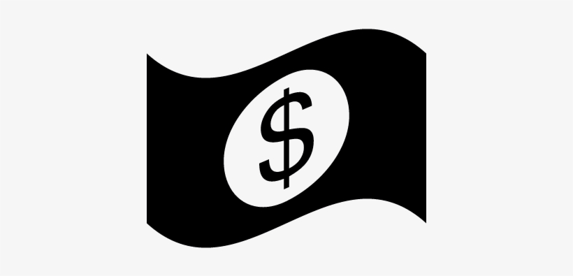 Waving Dollar Bill Vector - Make It Rain Flipping Money Graphic Framed ...