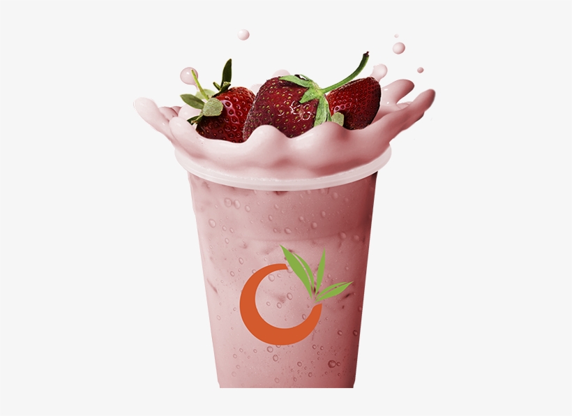 Ochaya Strawberry Milk Tea 1 - Strawberry Bubble Tea Png - 516x572 PNG ...