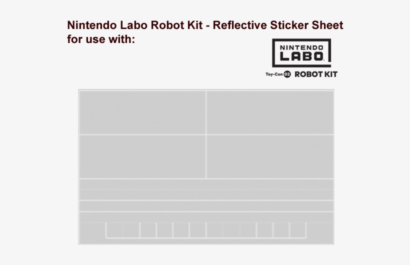 Download Transparent Labo - Toy-con 02 - Robot - Stickers - Reflective ...