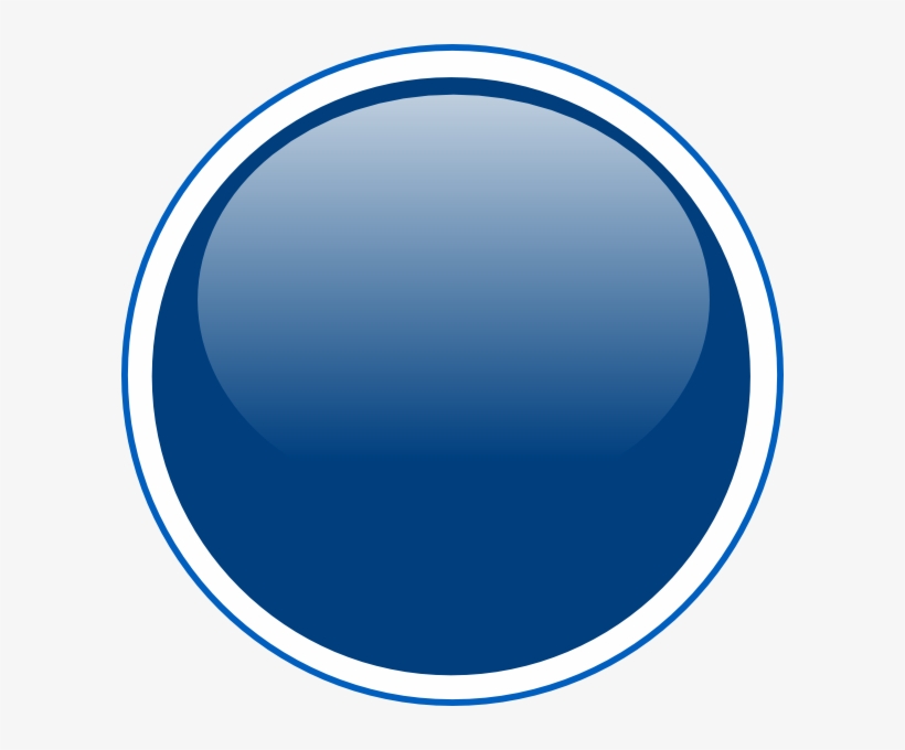 Blue Circle Button - 600x600 PNG Download - PNGkit