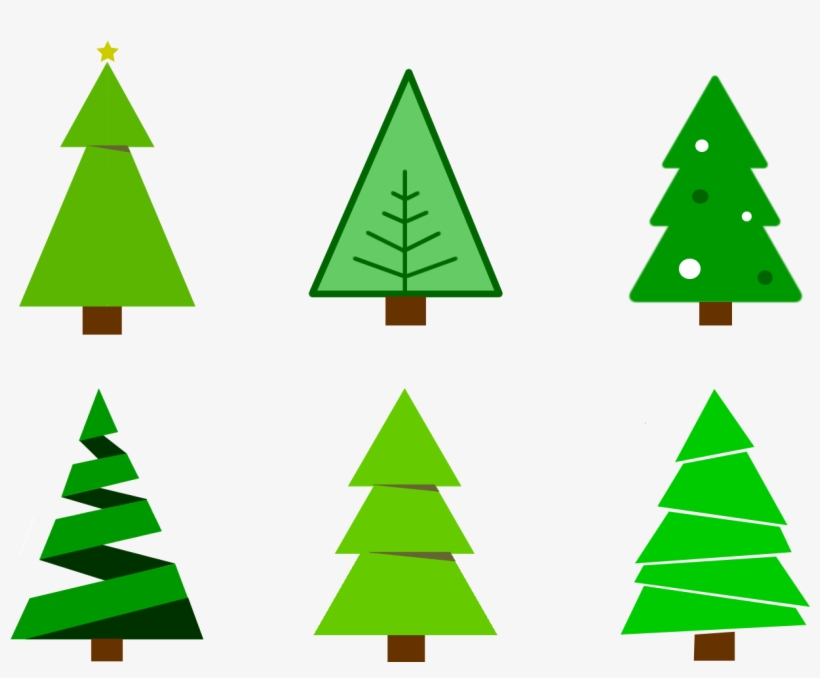 Download Transparent Free Colour Chirstmas Tree Vector Graphics ...