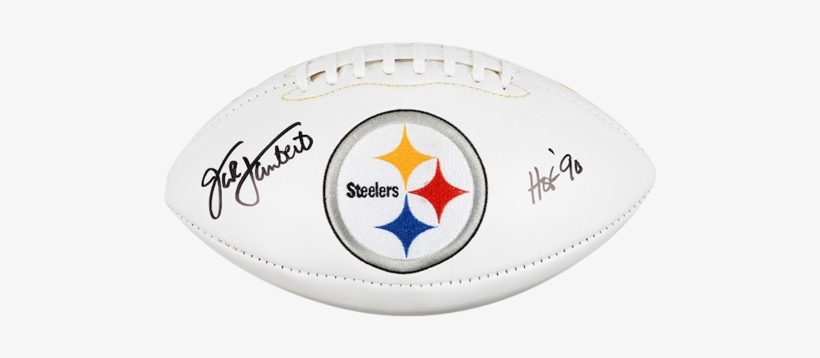 Jack Lambert Autographed Pittsburgh Steelers Logo Football - Pittsburgh ...