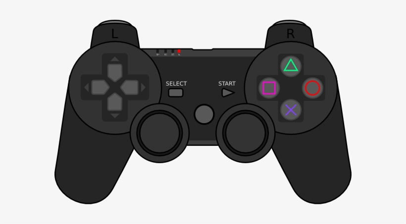 Free Vector Playstation Gamepad Clip Art - Cartoon Ps3 Controller ...