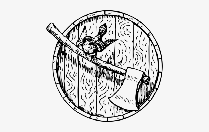 Sparrow Axe Barrelhead - Grimm Dog And The Sparrow Ndrawing By Walter ...