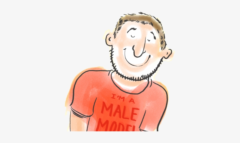 Download Transparent Calling All Male Models - Cartoon - PNGkit