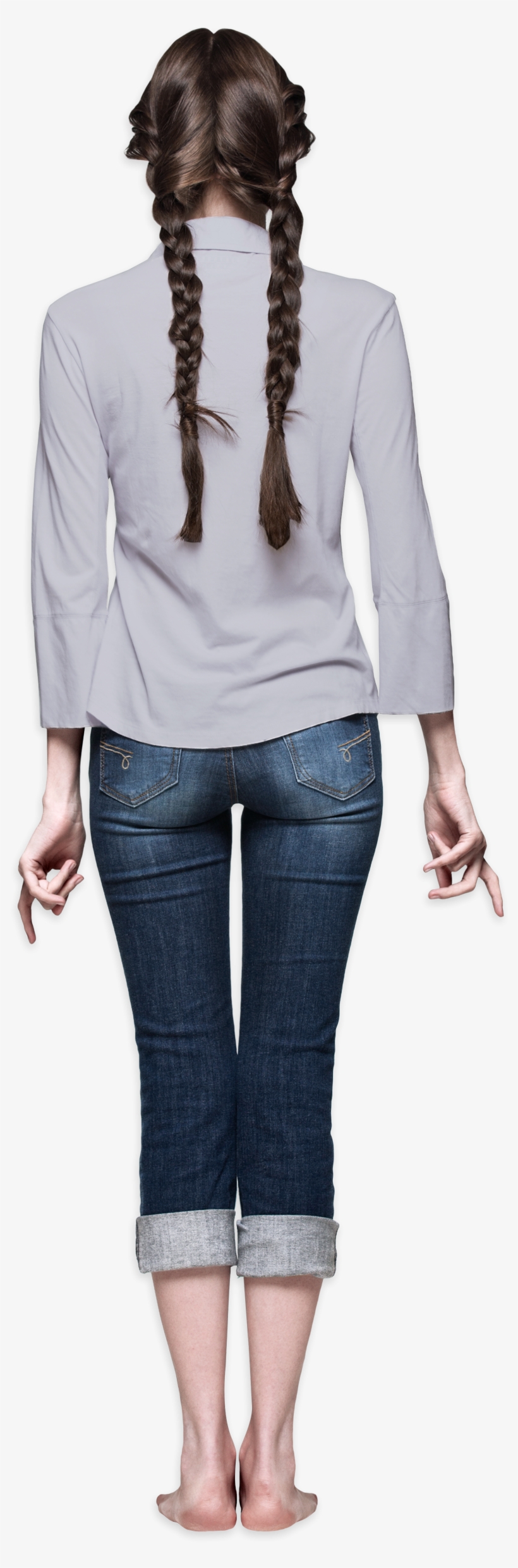 Woman Back Png - Girl - 1200x2580 PNG Download - PNGkit