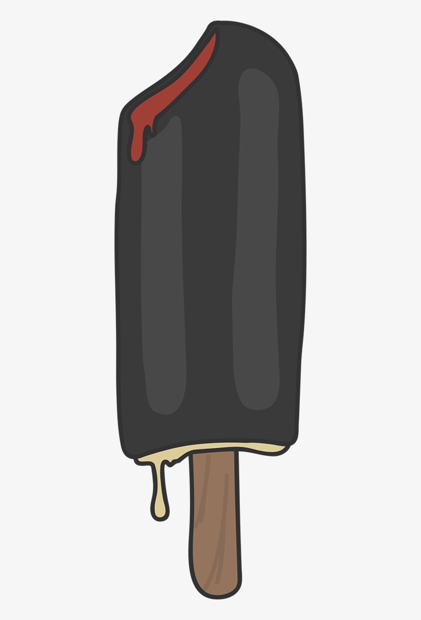 Dracula Ice Lolly Wall Sticker - 374x1126 PNG Download - PNGkit