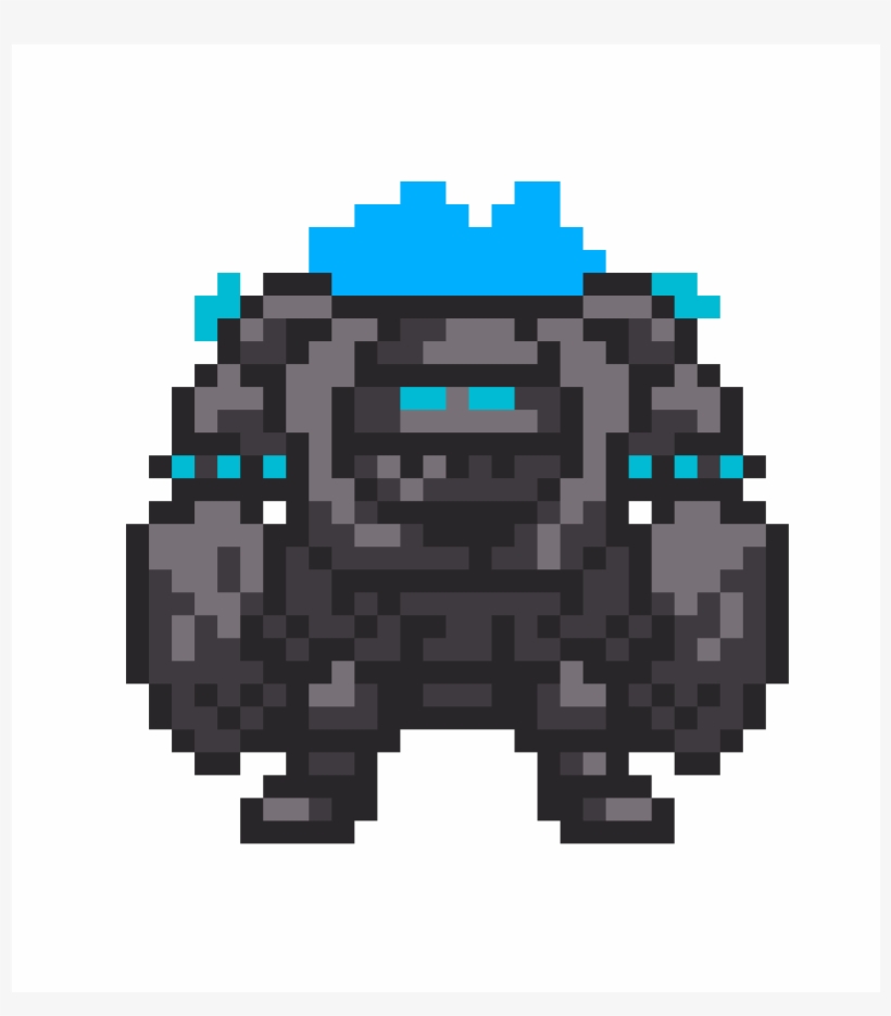 Golem Clash Royale - Pixel Monster Animation - 1200x1200 PNG Download ...