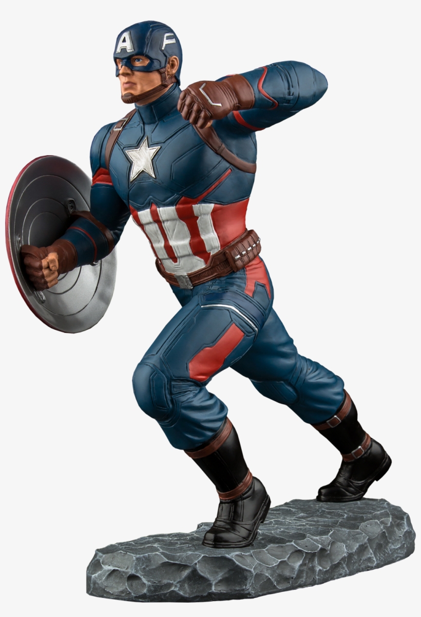 Captain - Fat Captain America Statue - 1059x1500 PNG Download - PNGkit