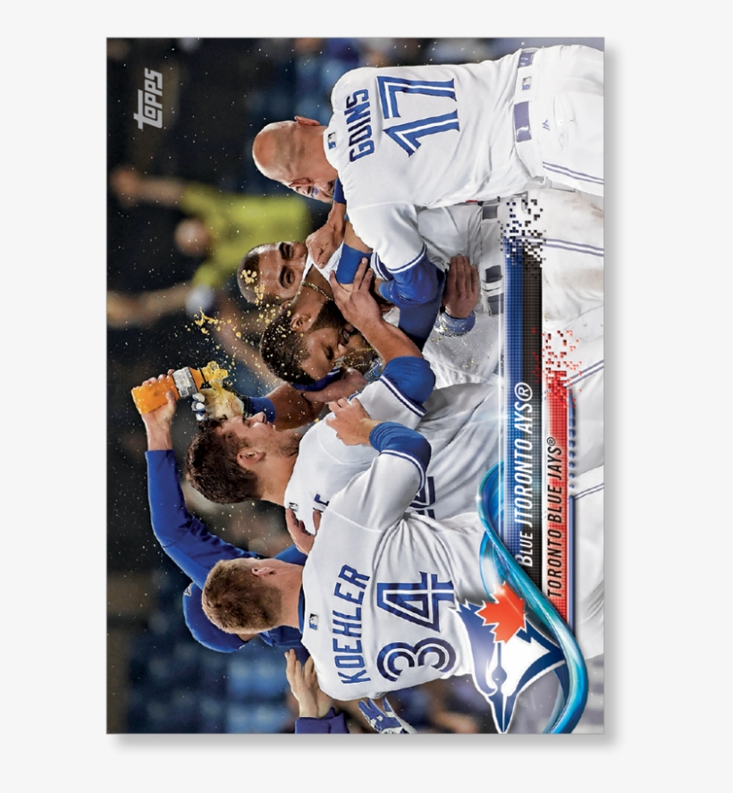 2018 Topps Baseball Series 2 Toronto - Huddle - 1440x975 PNG Download ...