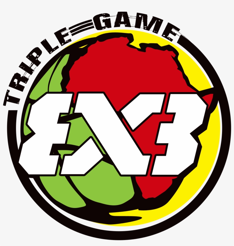 [3x3] Triple Game All African Basketball Logo - Game - 2000x2400 PNG ...