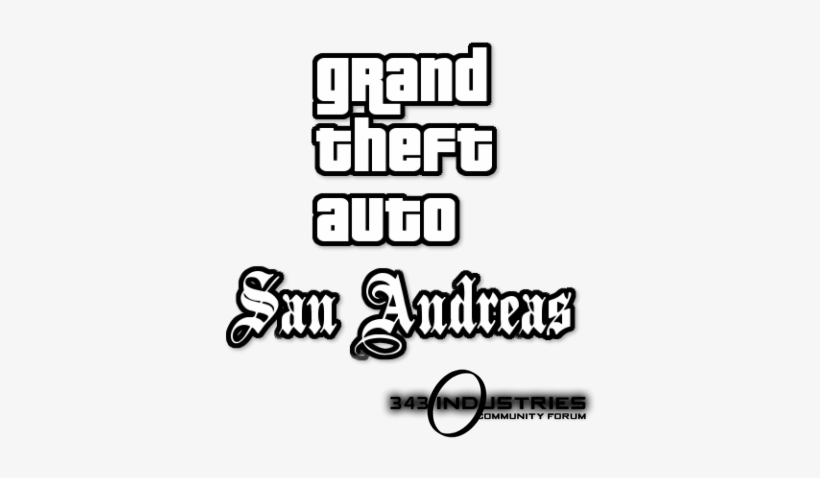 Gta San Andreas Logo - Grand Theft Auto - 480x480 PNG Download - PNGkit
